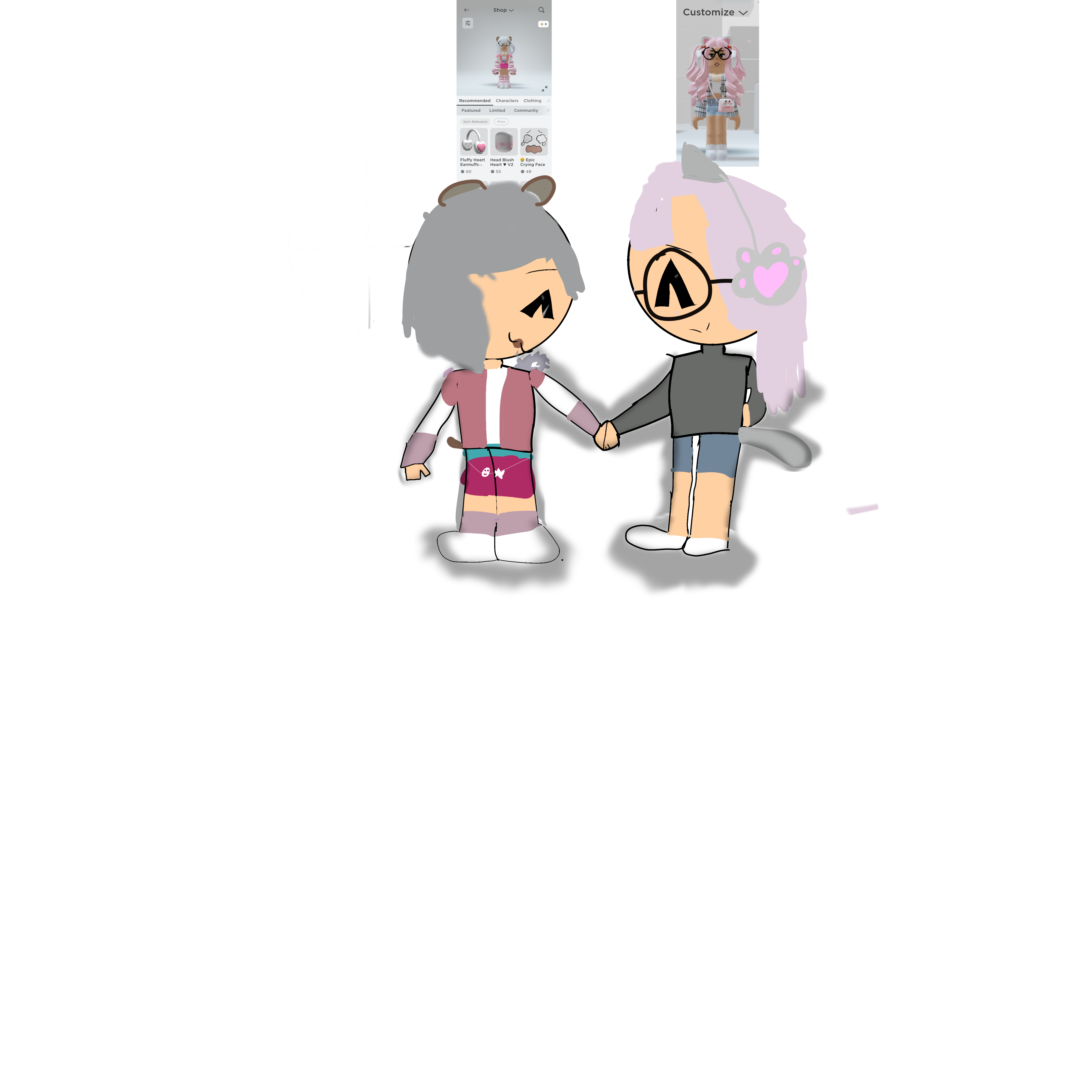 New friends (me+old me) - ibisPaint