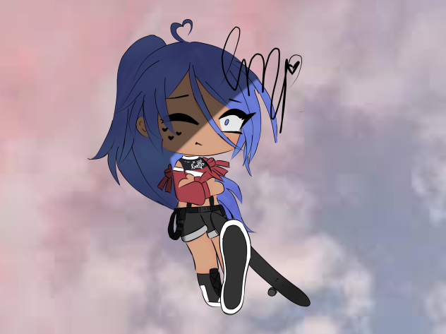 Hello,🖤 - ibisPaint