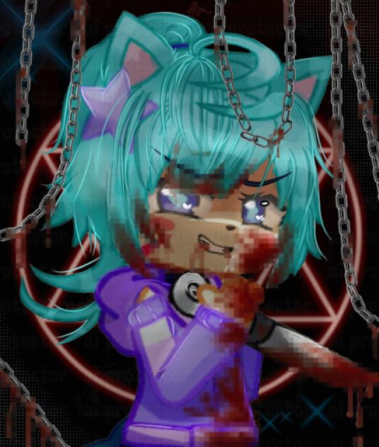 ((blood)) my gacha oc! ((remake)) - ibisPaint