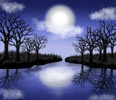 Keindahan malam - ibisPaint