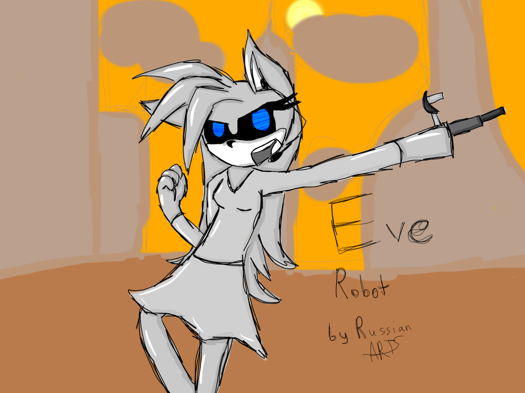 Eve Robot (Wall-E) - ibisPaint
