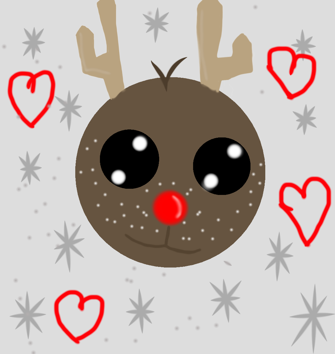 rena do. papai noel - ibisPaint