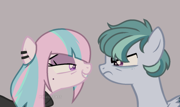 mlp oc SpeedPaint over a MLP base - ibisPaint