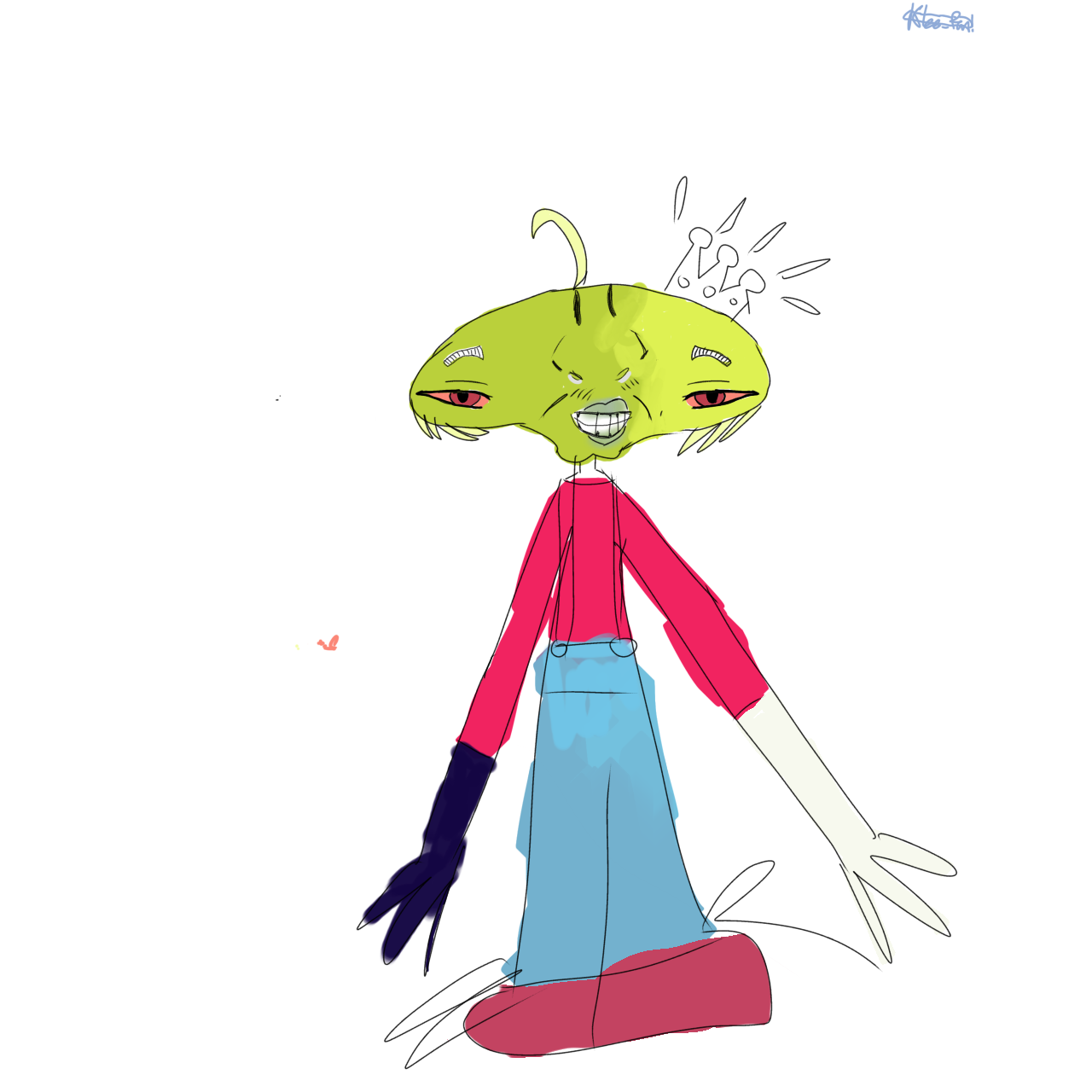 Weird guy ^^ - ibisPaint