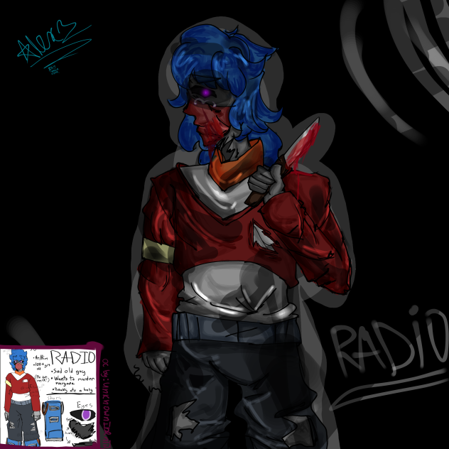 RADIO !! (art trade) - ibisPaint