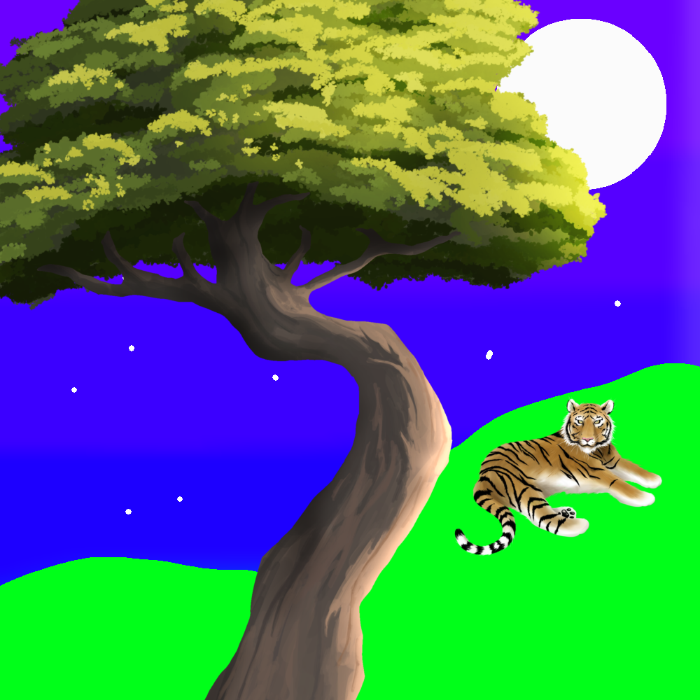 Stary tiger - ibisPaint