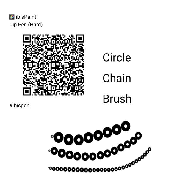 Circle Chain Brush - ibisPaint