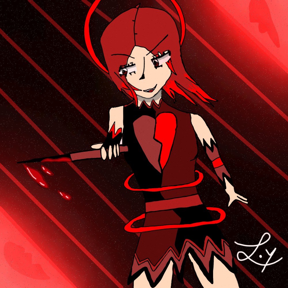 Heart and dagger - ibisPaint