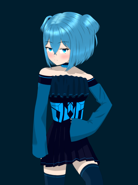 First own female character. - ibisPaint