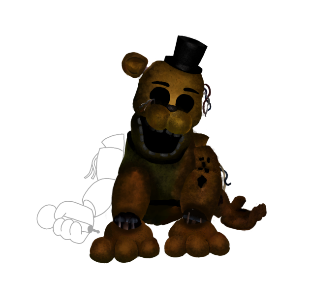 Withered Golden Freddy - ibisPaint