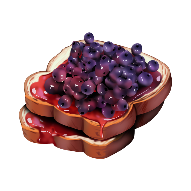 Barry Jam with Bread - ibisPaint