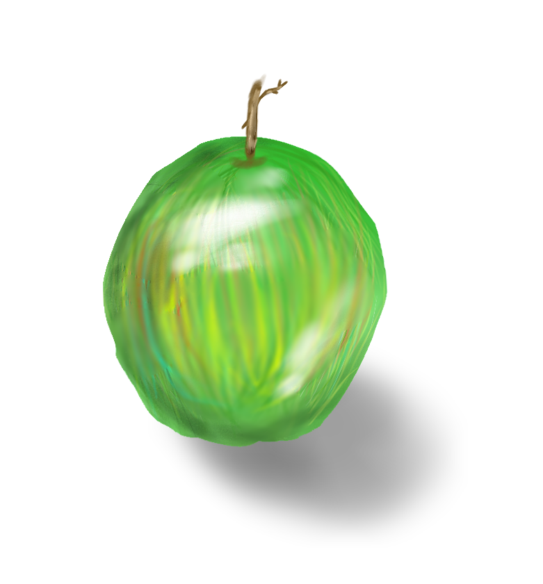 My attempt on a real looking apple lol - ibisPaint