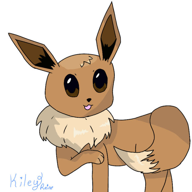 Bad Eevee drawing xD - ibisPaint