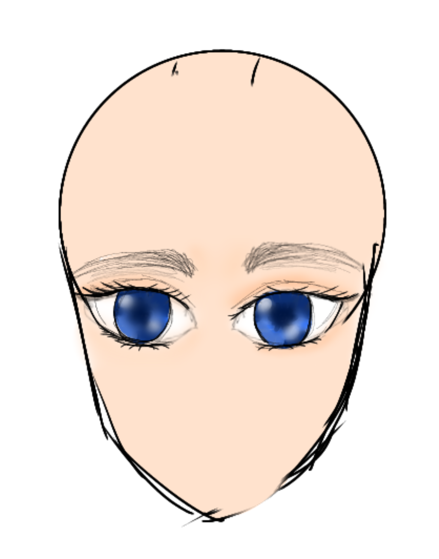 Ocean Blue Eyes - ibisPaint