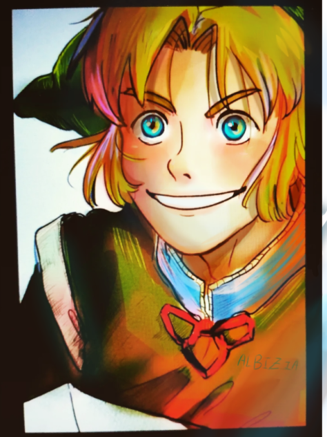 link ocarina of time on procreate - ibisPaint