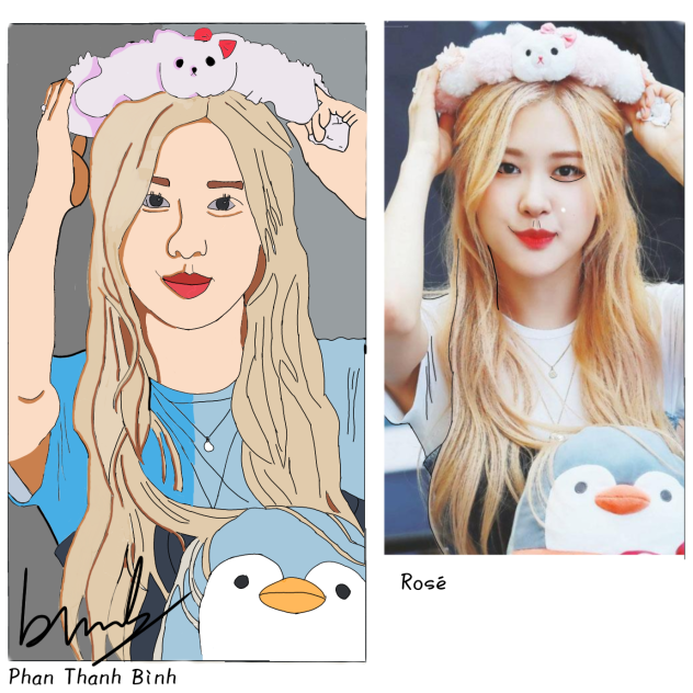 Rose BlackPink - ibisPaint