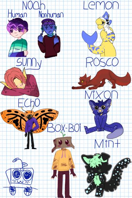 Character ref sheet - ibisPaint