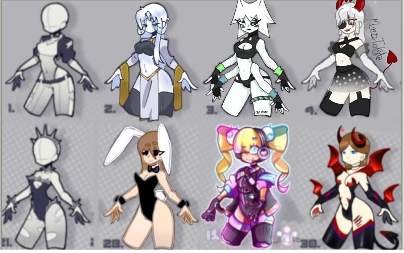 (Very) revealing clothes collab - ibisPaint