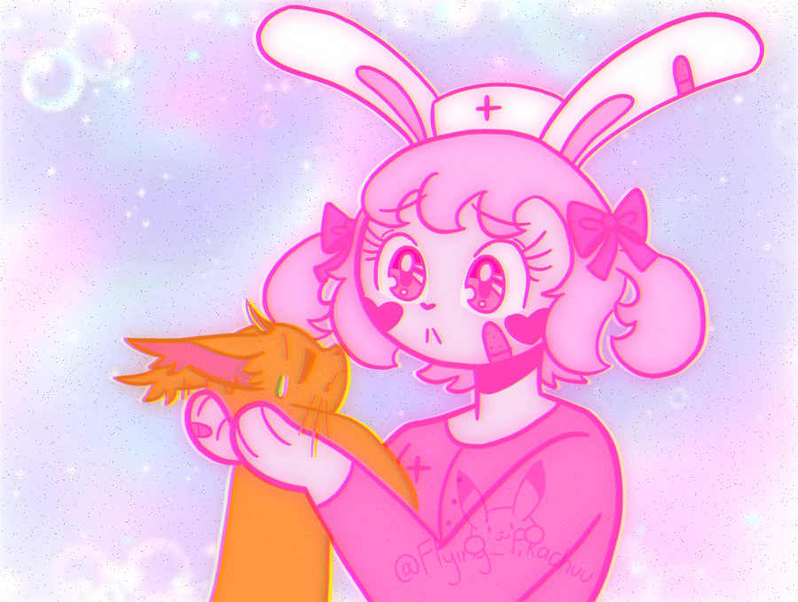 Poor “stray” cat - ibisPaint