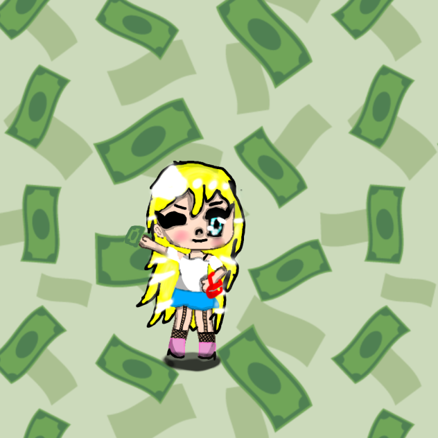 the rich with money - ibisPaint