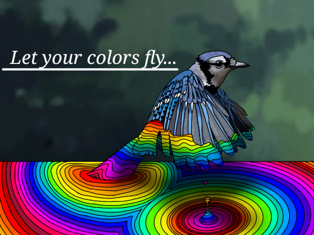 Let your colors fly - ibisPaint