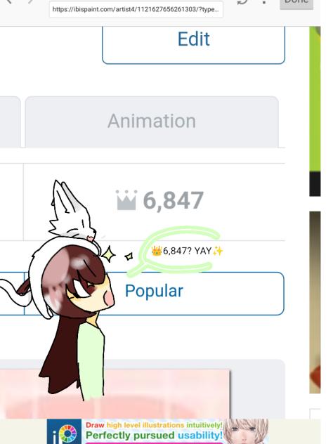 YAY NOW IS 👑6‚847 - ibisPaint