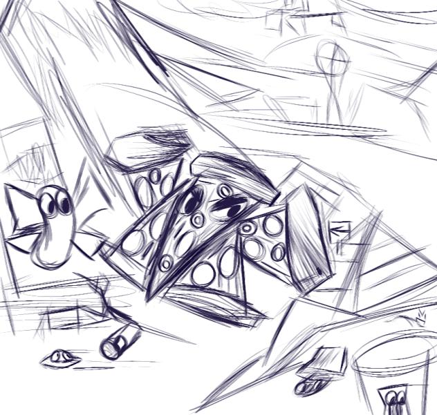 Flying Pizza and also This is a game - ibisPaint