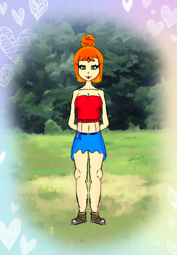 cute girl - ibisPaint