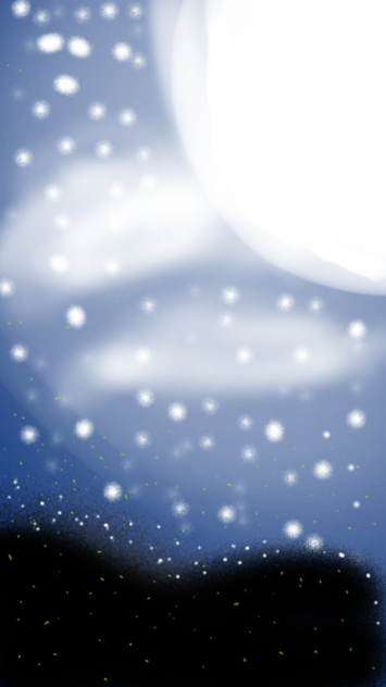 keindahan malam - ibisPaint