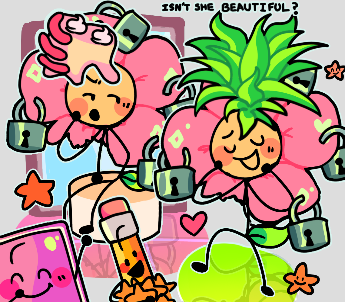 Isnt She beautiful II BFDIA BFDI_Restored - ibisPaint