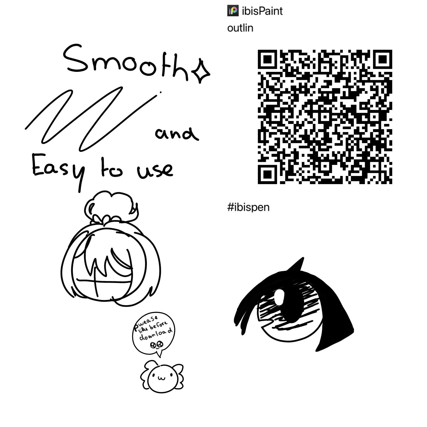 My outline pen - ibisPaint