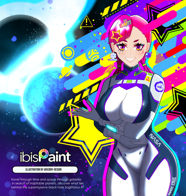 Galaxy Interstellar - Poster - ibisPaint