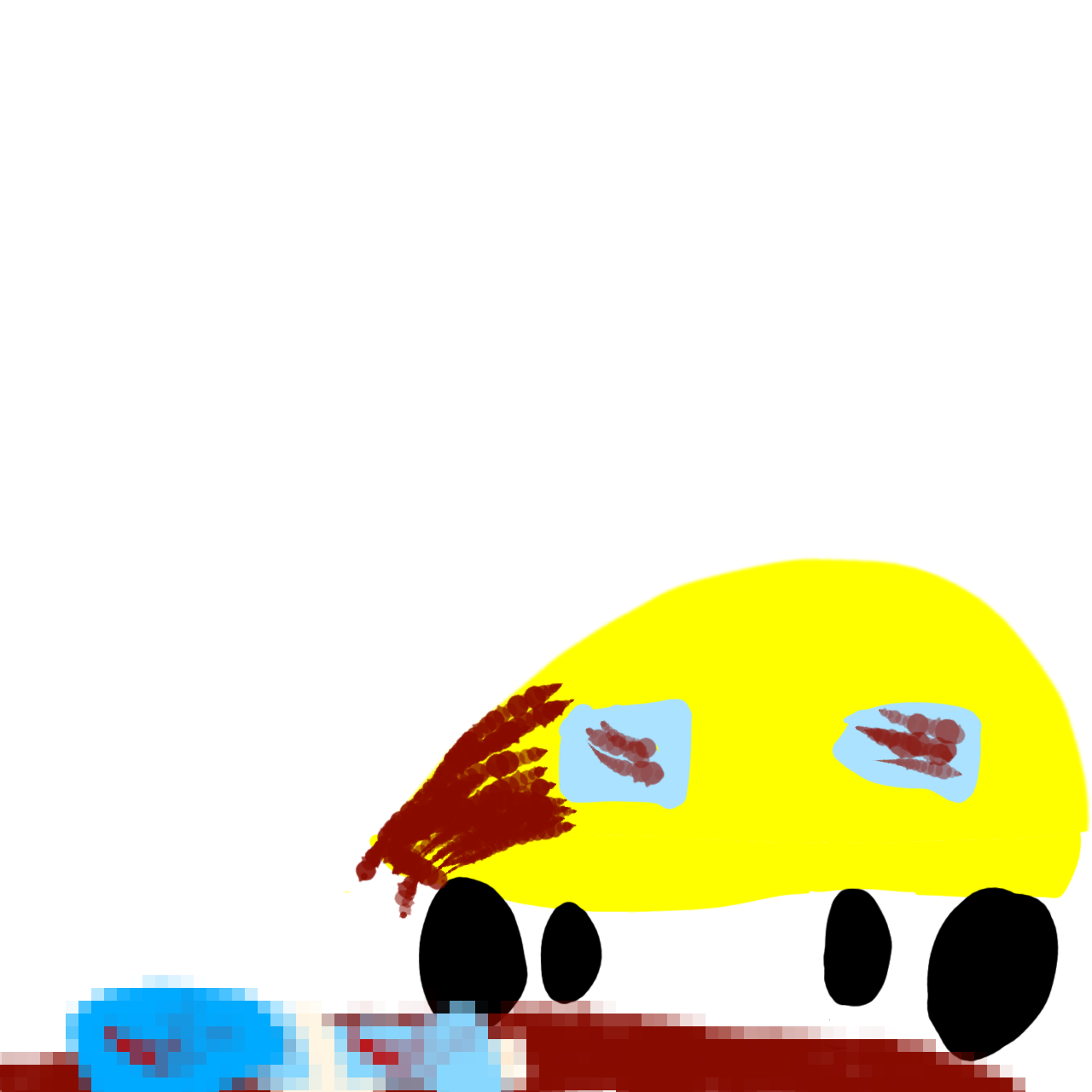 flashback viras accident car - ibisPaint