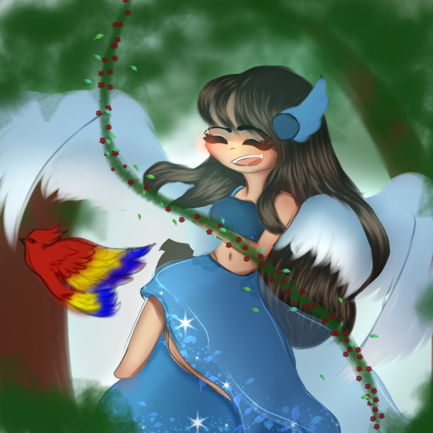 fly,fly just like a bird… - ibisPaint