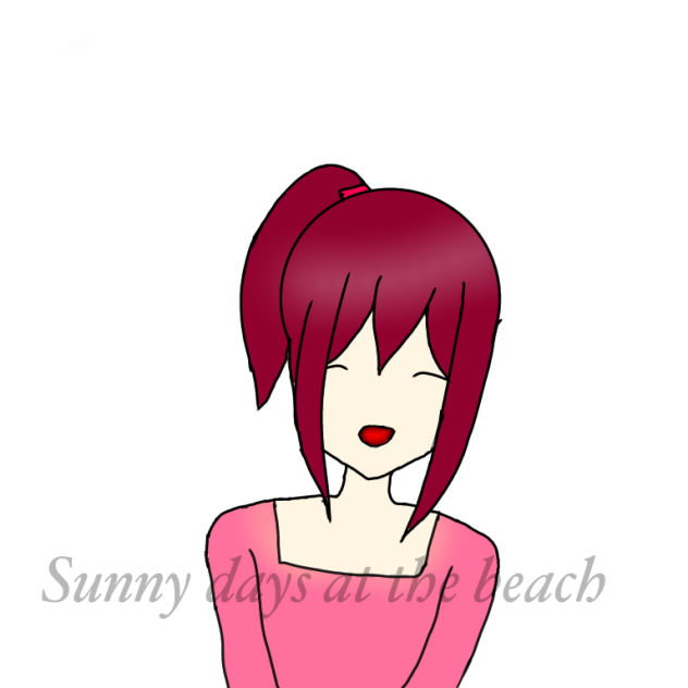 Sunny days at the beach redrawn - ibisPaint