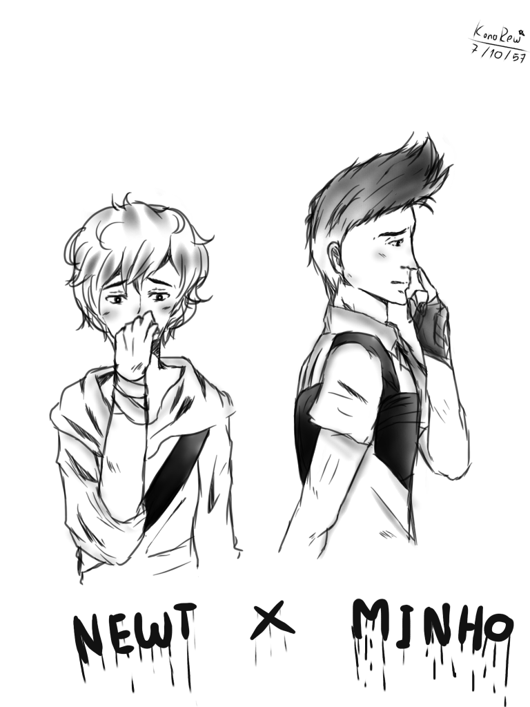 Newt x Minho The Maze Runner - ibisPaint
