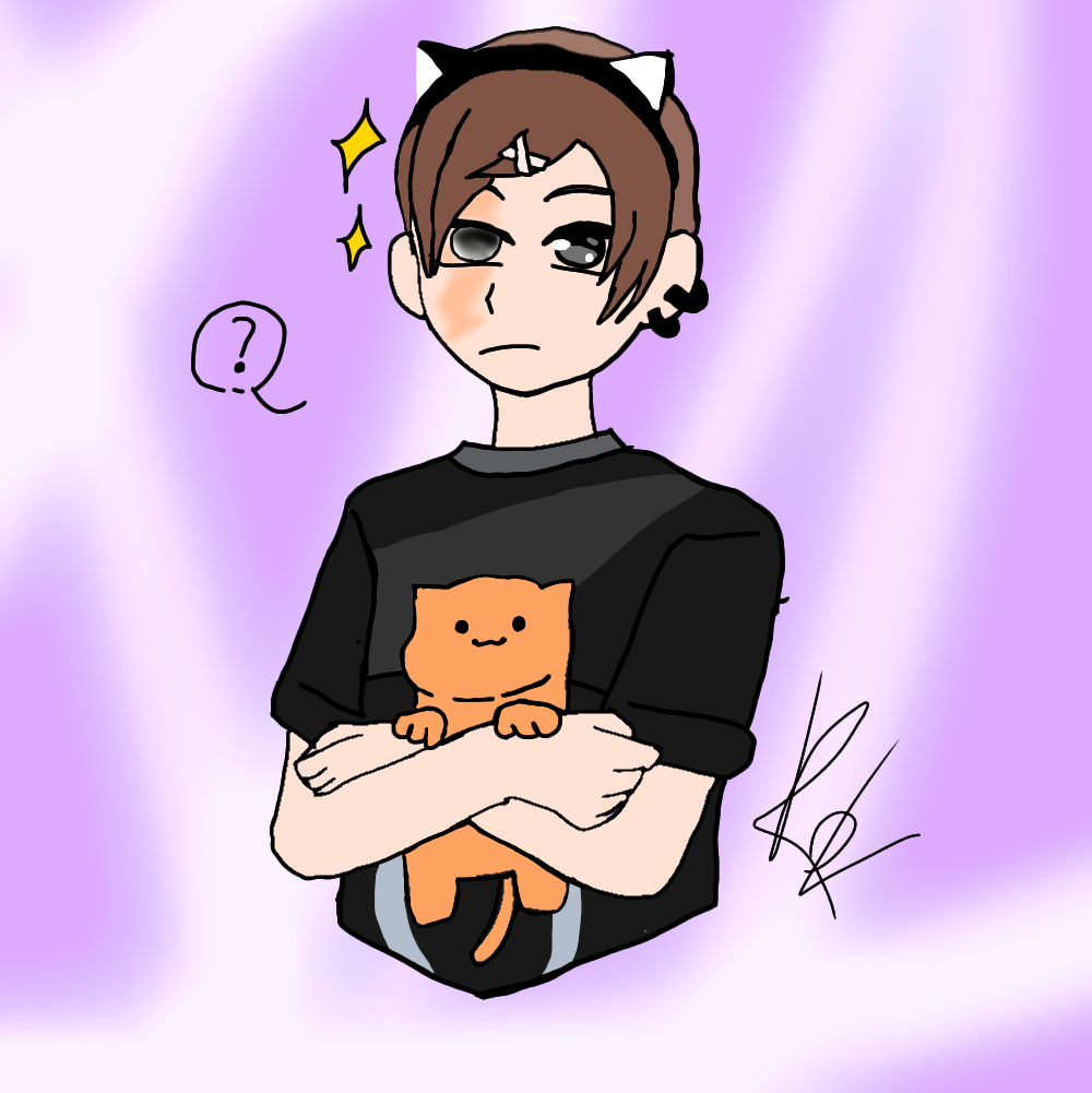 my oc in a Deviantart base - ibisPaint