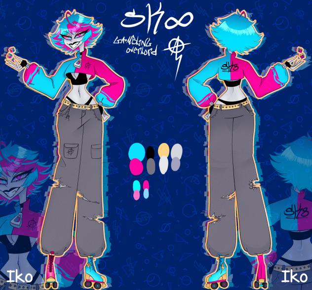 Sk8 infinite (oc redesign) - ibisPaint