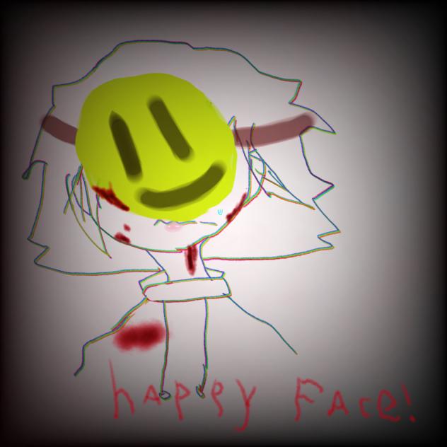 Happy face art - ibisPaint
