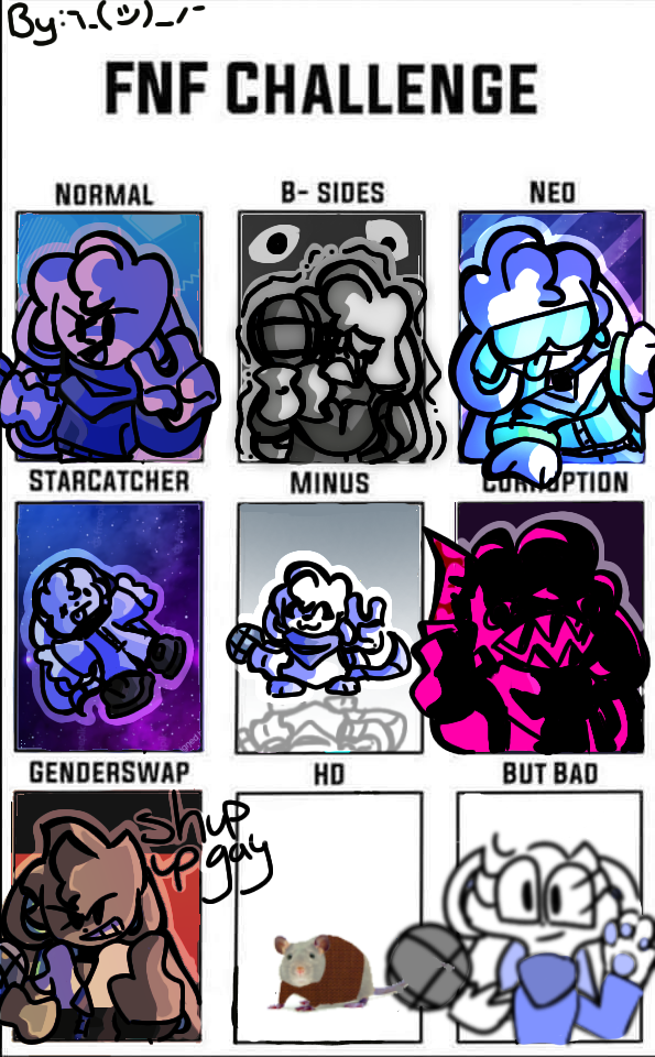 FNF challenge - ibisPaint