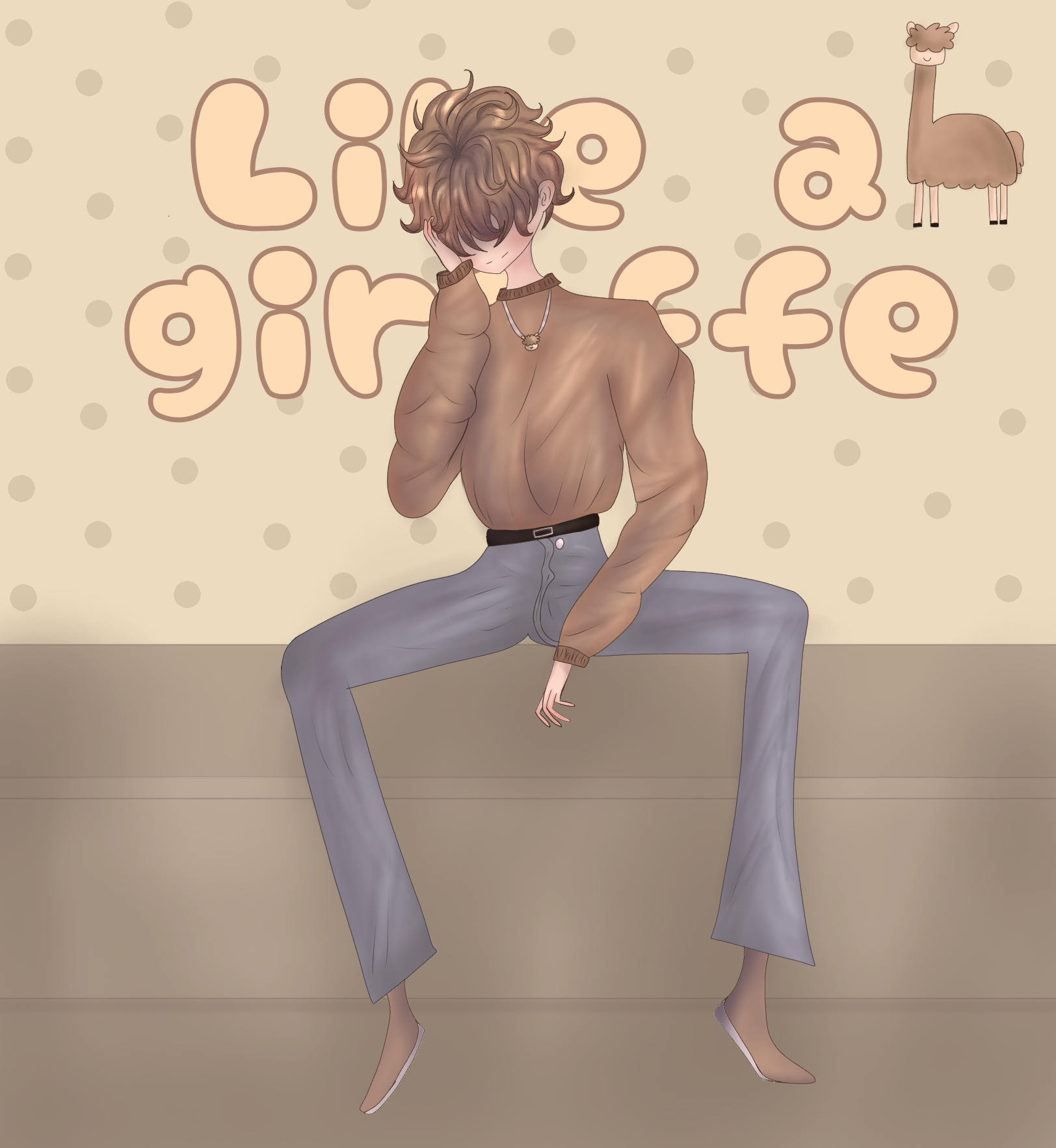 It’s OK to not be OK (like a giraffe) - ibisPaint