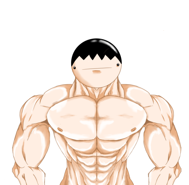 muscle guy lol - ibisPaint