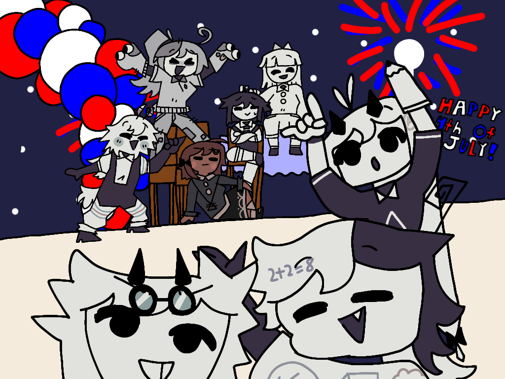 HAPPY 4TH OF JULY!!!!!!!!!!!!!!!!!!!!! - ibisPaint