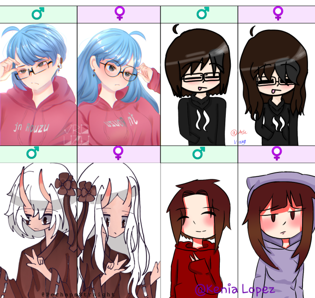 •GenderBent Collab• - ibisPaint