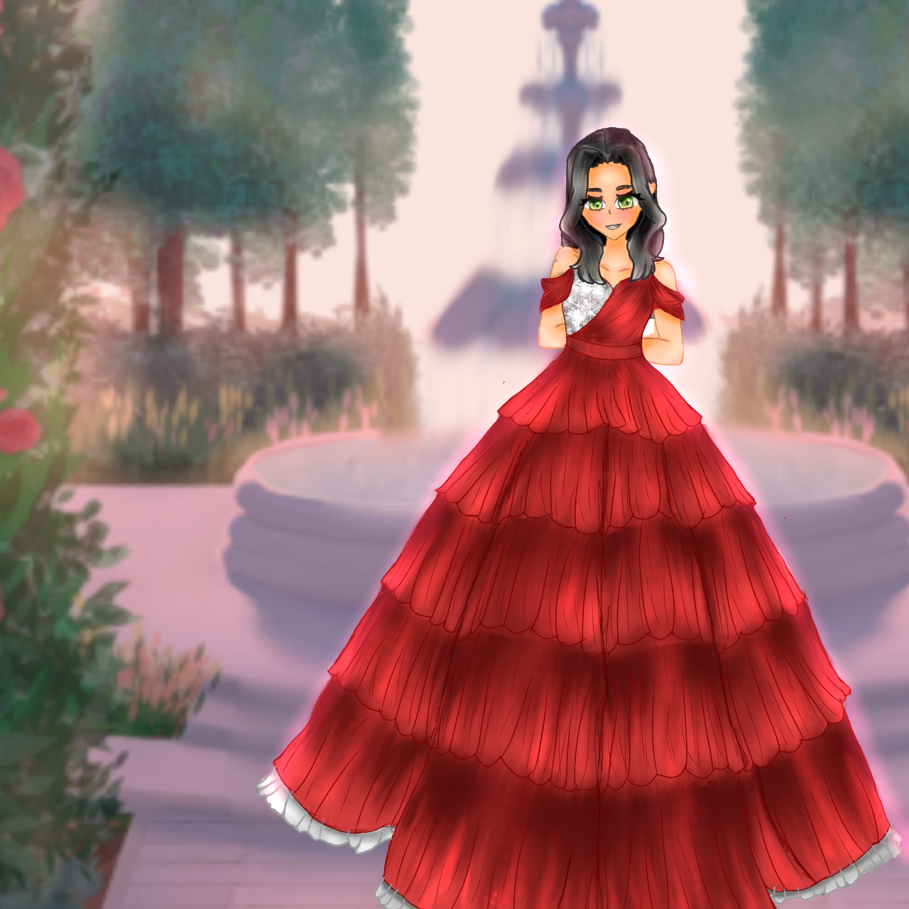 prom dress - ibisPaint