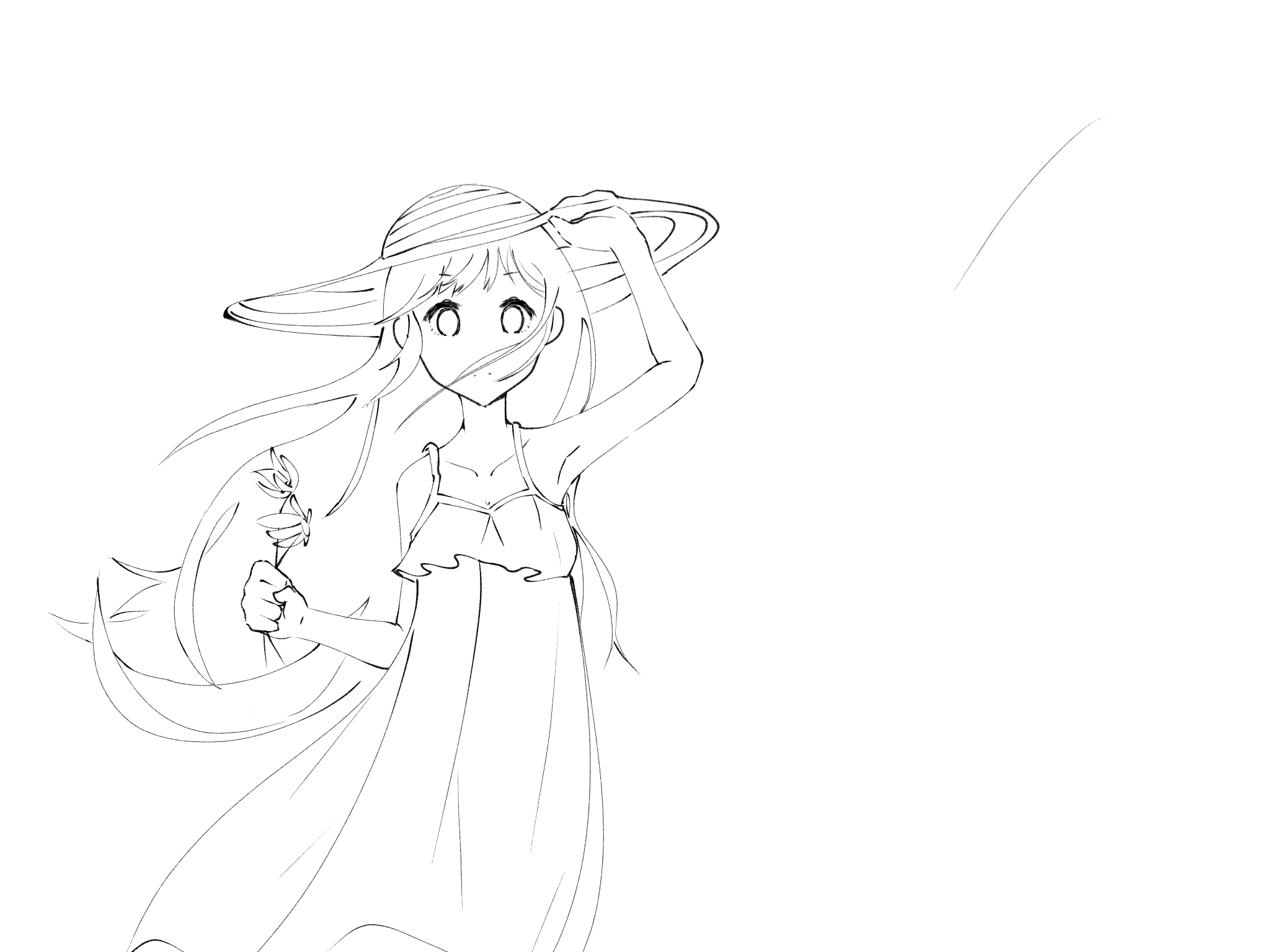 Windy day - ibisPaint