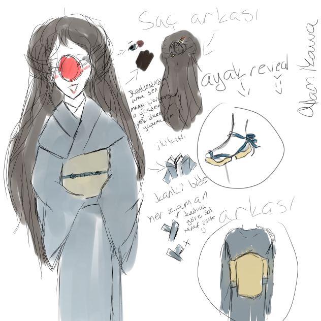 japanese lady for moon - ibisPaint