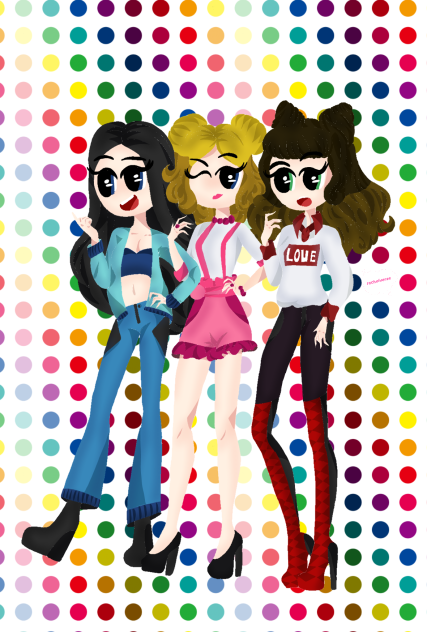 três princesas - ibisPaint