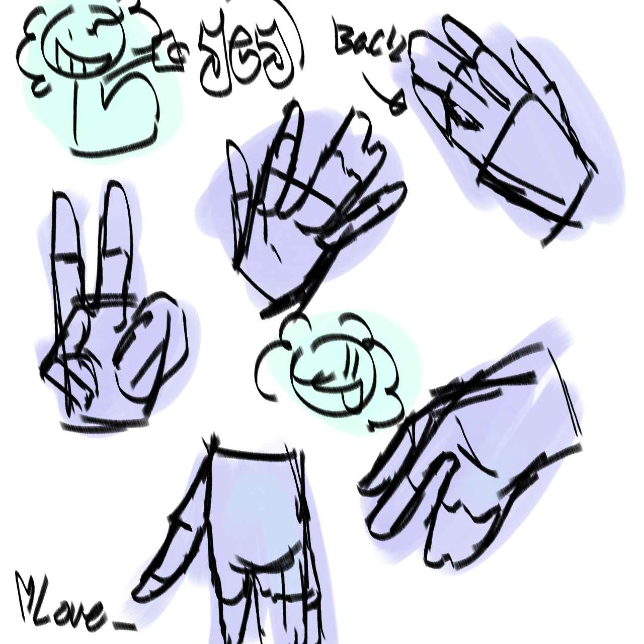 YAYYYY MORE HANDS - ibisPaint