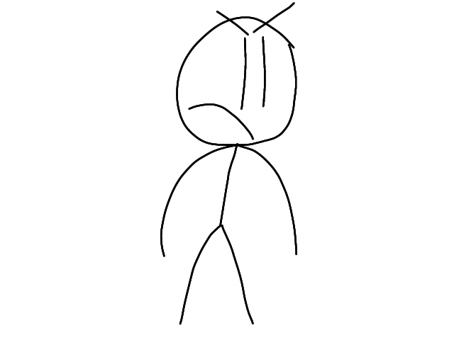 Stylised Stickman Animation Test - ibisPaint